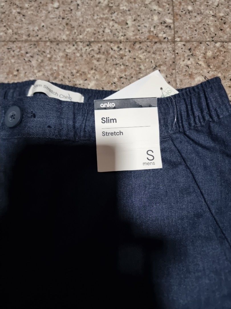 Anko slim stretch pants 1, Men's Fashion, Bottoms, Chinos on Carousell
