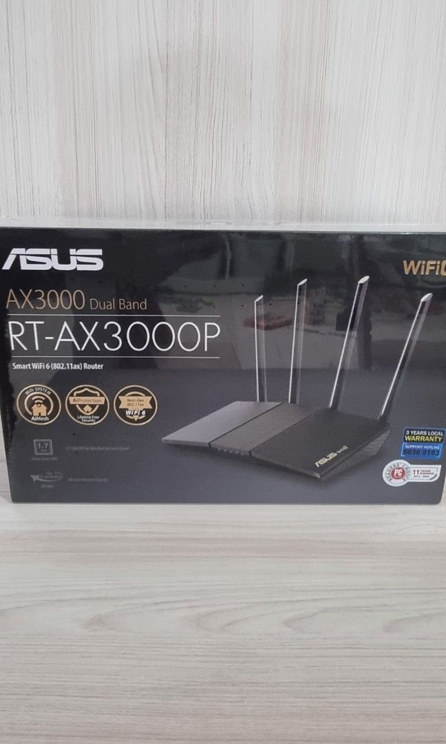 Asus RT-AX3000P Router, Computers & Tech, Parts & Accessories ...