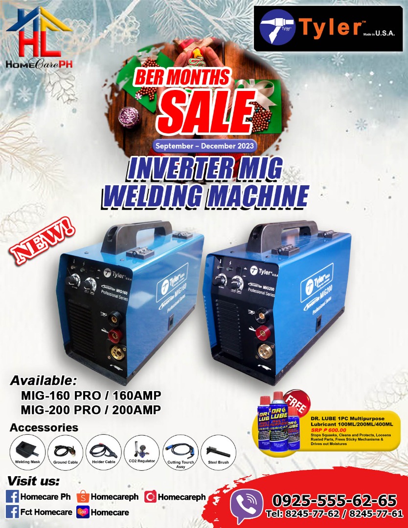 BER MONTHS SALE (Tyler Inverter MIG Welding Machine) on Carousell