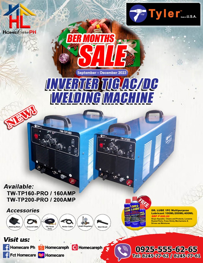 BER MONTHS SALE (Tyler Inverter TIG AC/DC Welding Machine) on Carousell