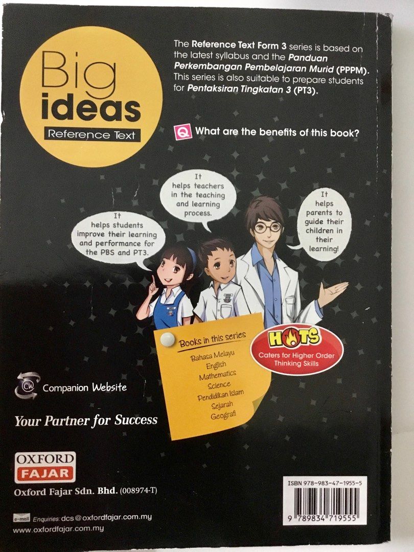 Big Ideas SCIENCE (Form 3) Oxford Fajar, Hobbies & Toys, Books ...
