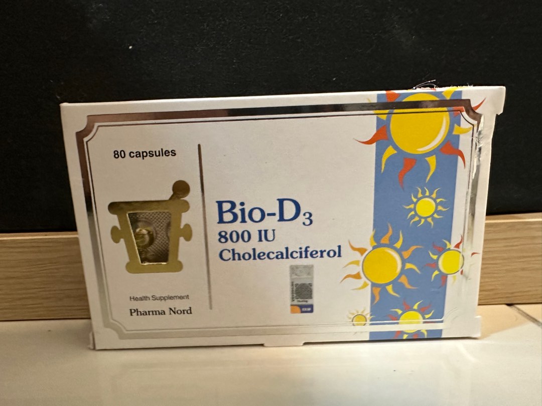 Bio-D3 800iu 80 capsules per box, Health & Nutrition, Health ...