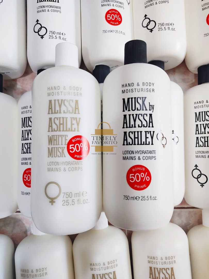 Black Musk/White Musk by Alyssa Ashley Hand & Body Lotion 750ml on ...
