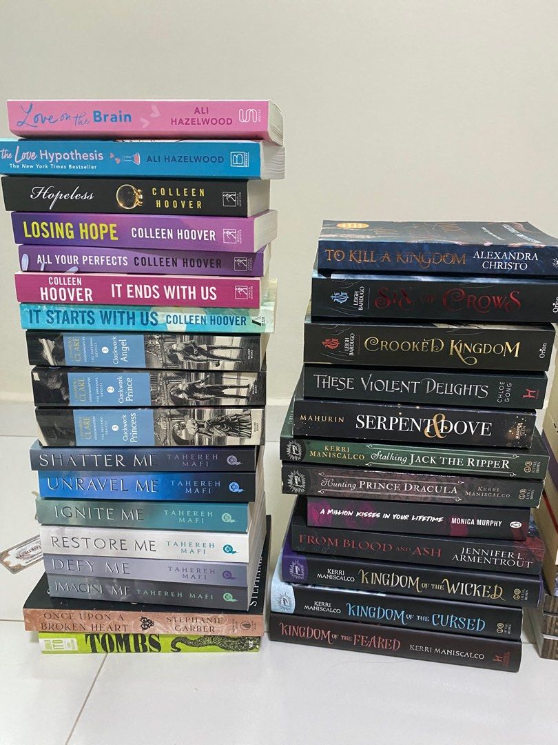 BOOKTOK BOOKS | Shatter me series, The love hypothesis, A good girls ...