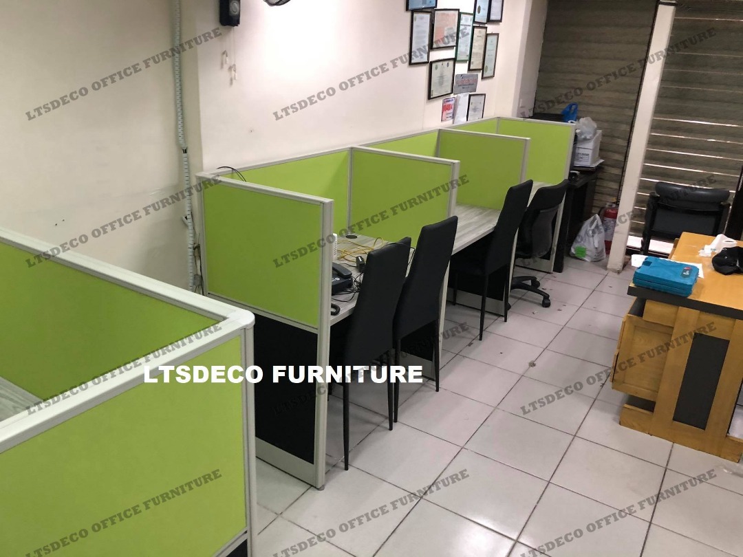 BPO TABLE OFFICE PARTITION MODULAR FURNITURES on Carousell