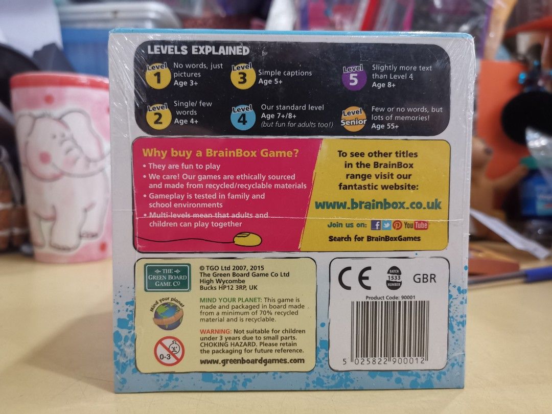 BRAIN BOX Kids Card Board Games, Hobbies & Toys, Toys & Games on Carousell