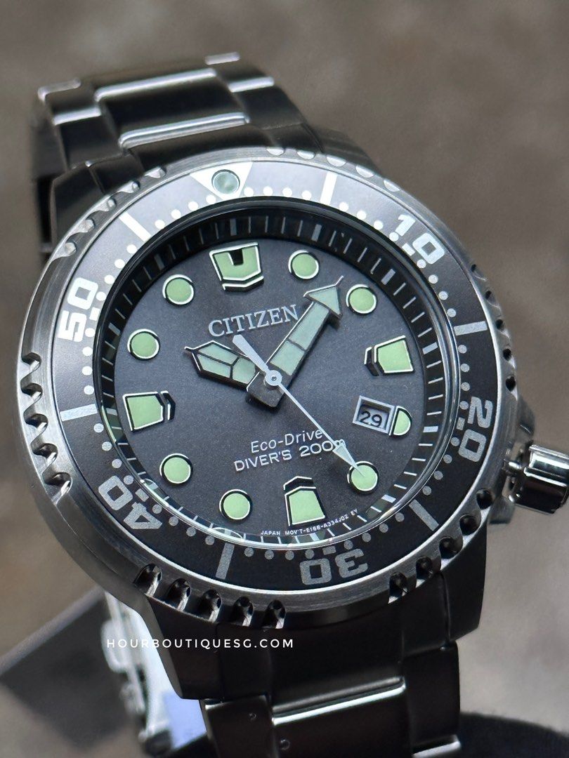 Brand New Citizen ProMaster Grey Dial Eco-Drive Divers Watch BN0167-50H ...