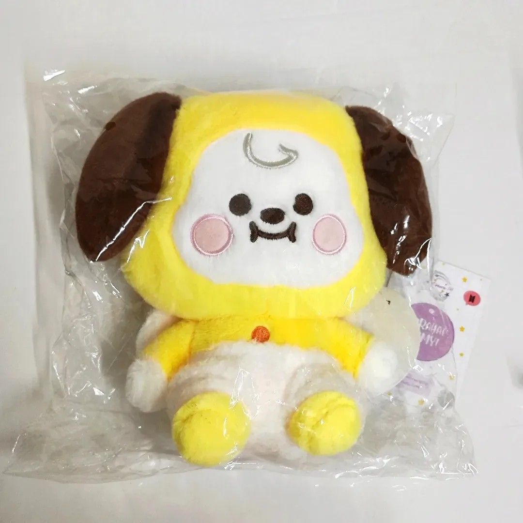 BT21 Japan CHIMMY Baby Angel Sitting Plush, Hobbies & Toys, Memorabilia & Collectibles, K-Wave ...