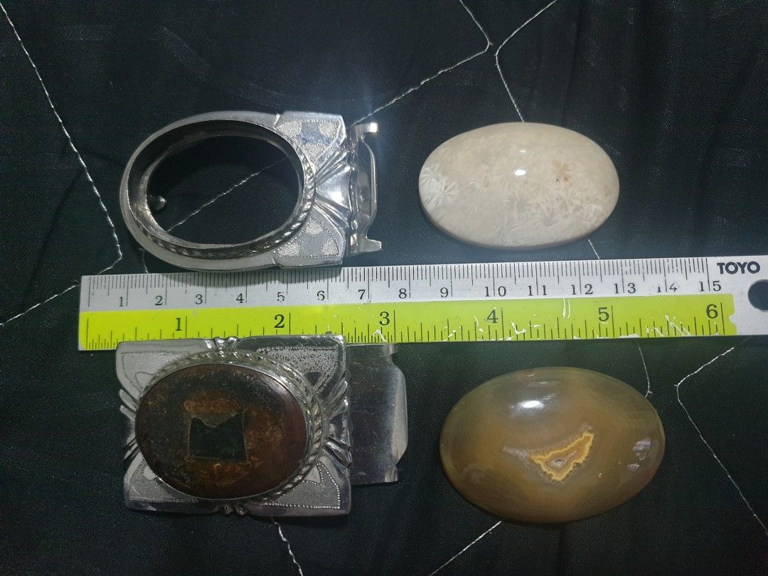 Buckle raja kayu pasak batu tok wali, batu semar kantong dan batu coral ...