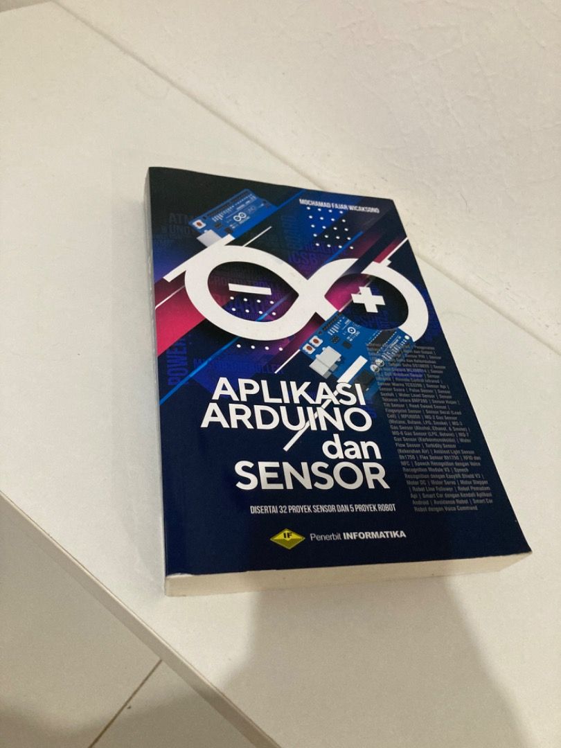 Buku Aplikasi Arduino dan Sensor, Buku & Alat Tulis, Buku Pelajaran di ...