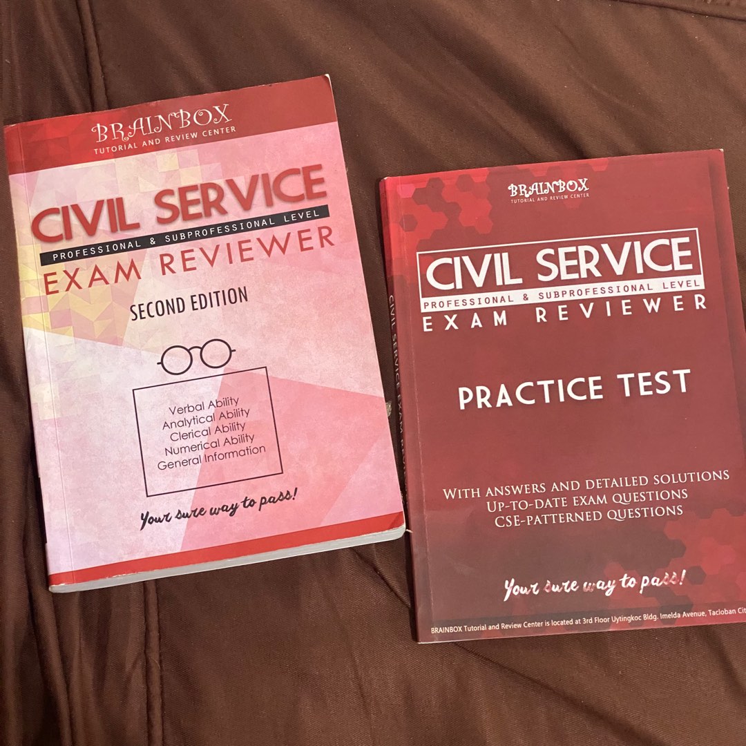 Bundle Brainbox Civil Service Reviewers on Carousell