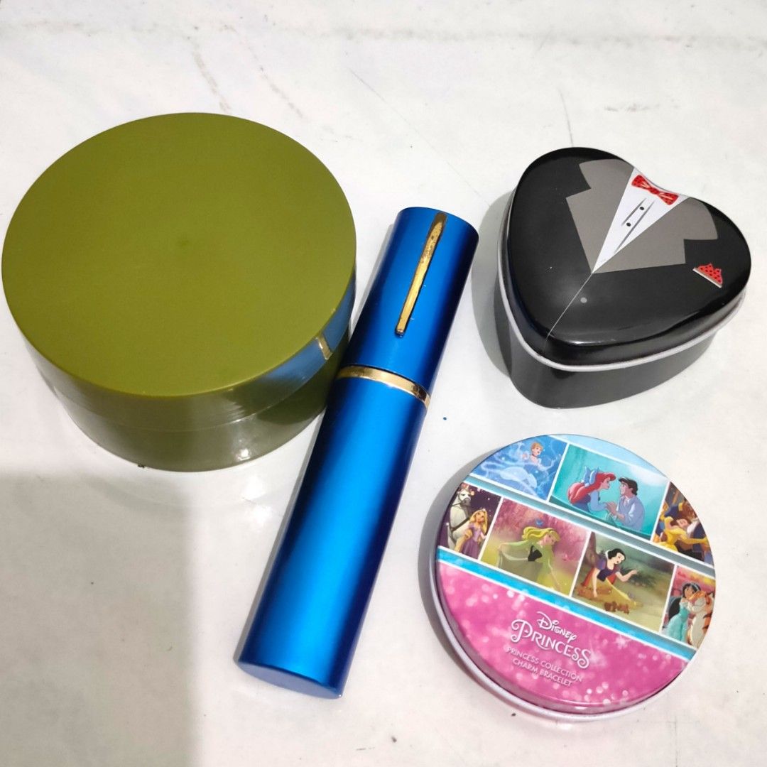 BUNDLE Kotak Penyimpanan Perhiasan Pernak Pernik Trinket Box Kaleng ...