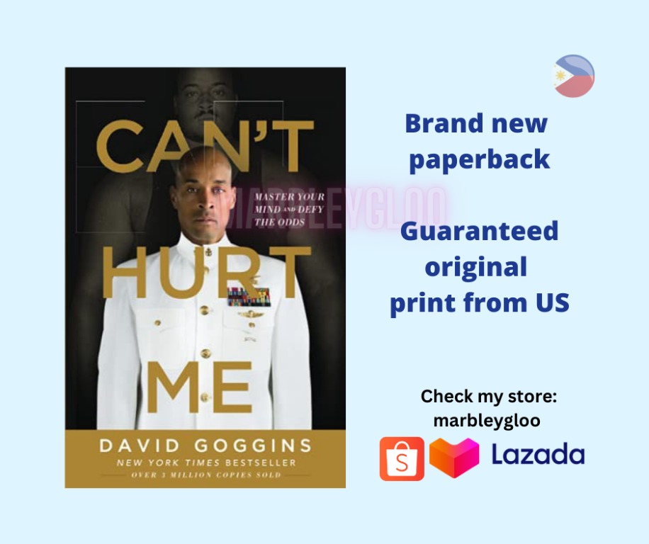 Can't Hurt Me by David Goggins New original US paperback book self help ...