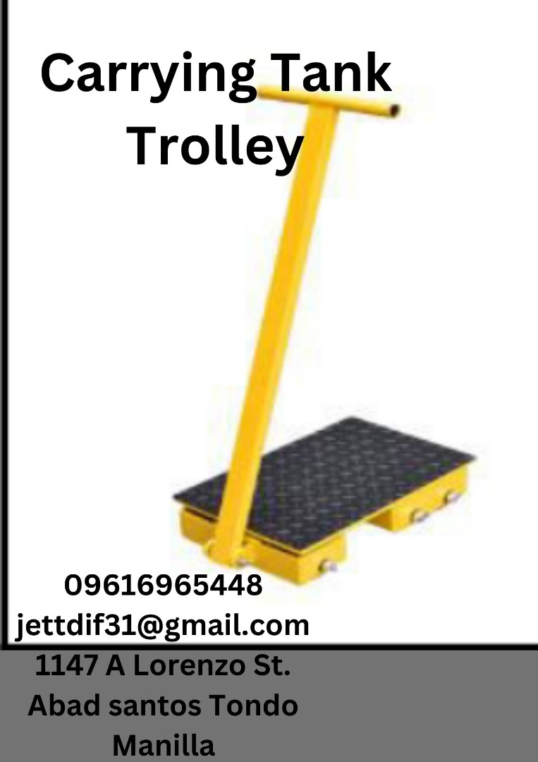 CARRYING TANK TROLLEY, Commercial & Industrial, Construction & Building ...