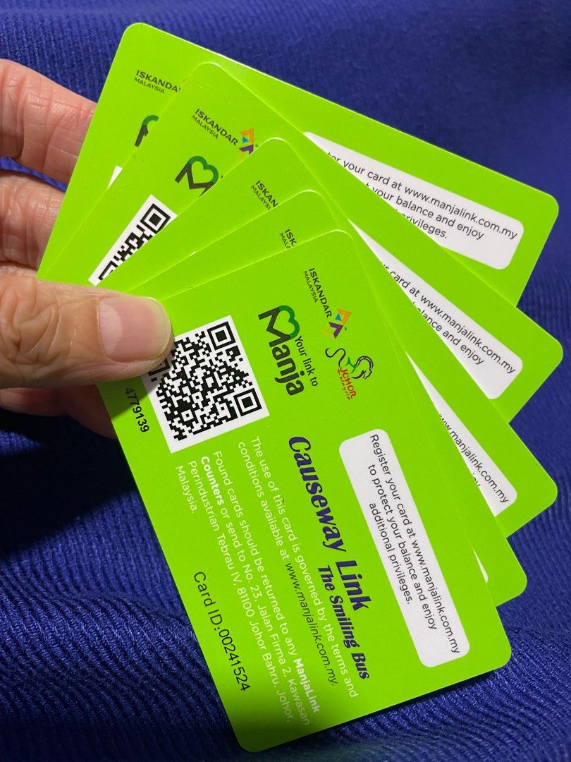 Causeway link Manja cards, Tickets & Vouchers, Store Credits on Carousell