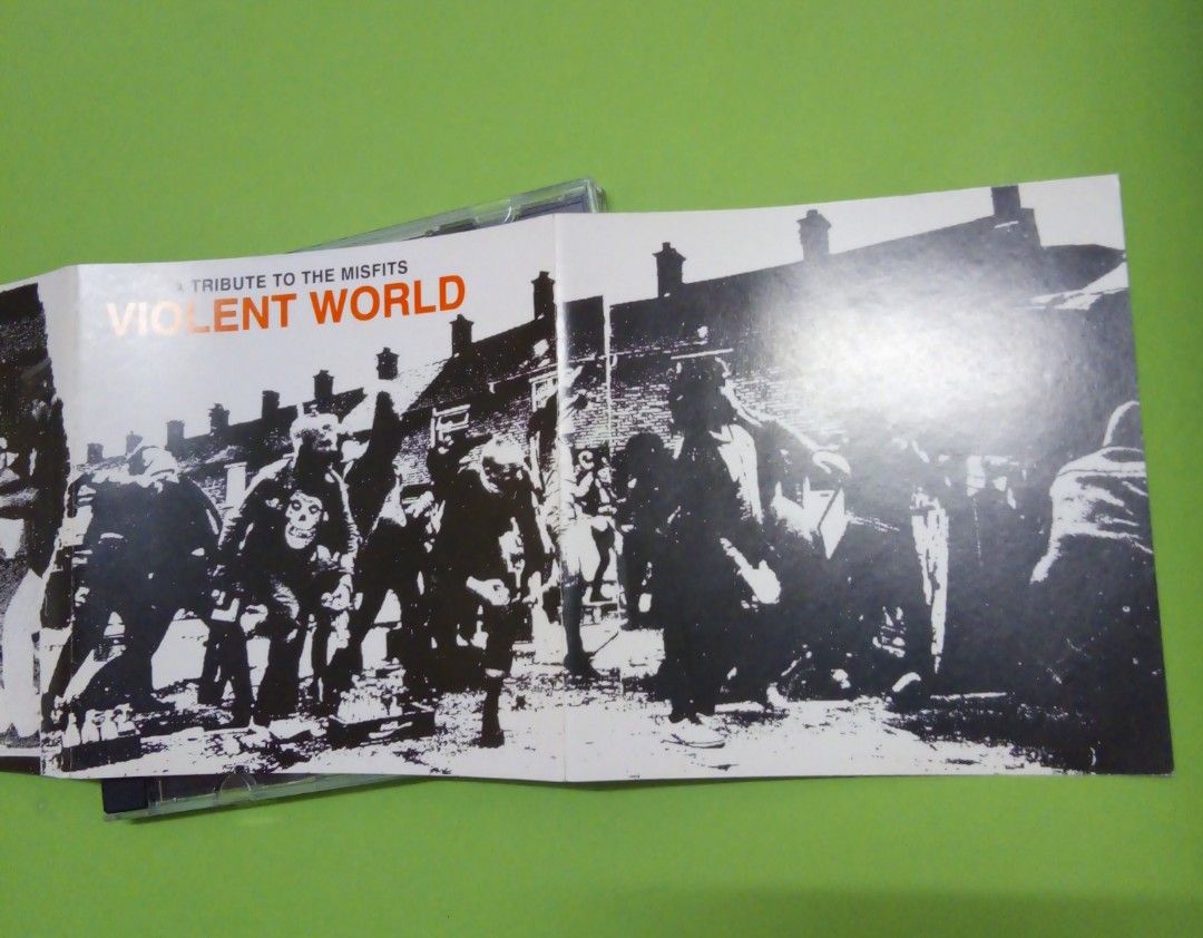 CD VARIOUS : VIOLENT WORLD . A TRIBUTE TO THE MISFITS ALBUM (1997) PUNK ...