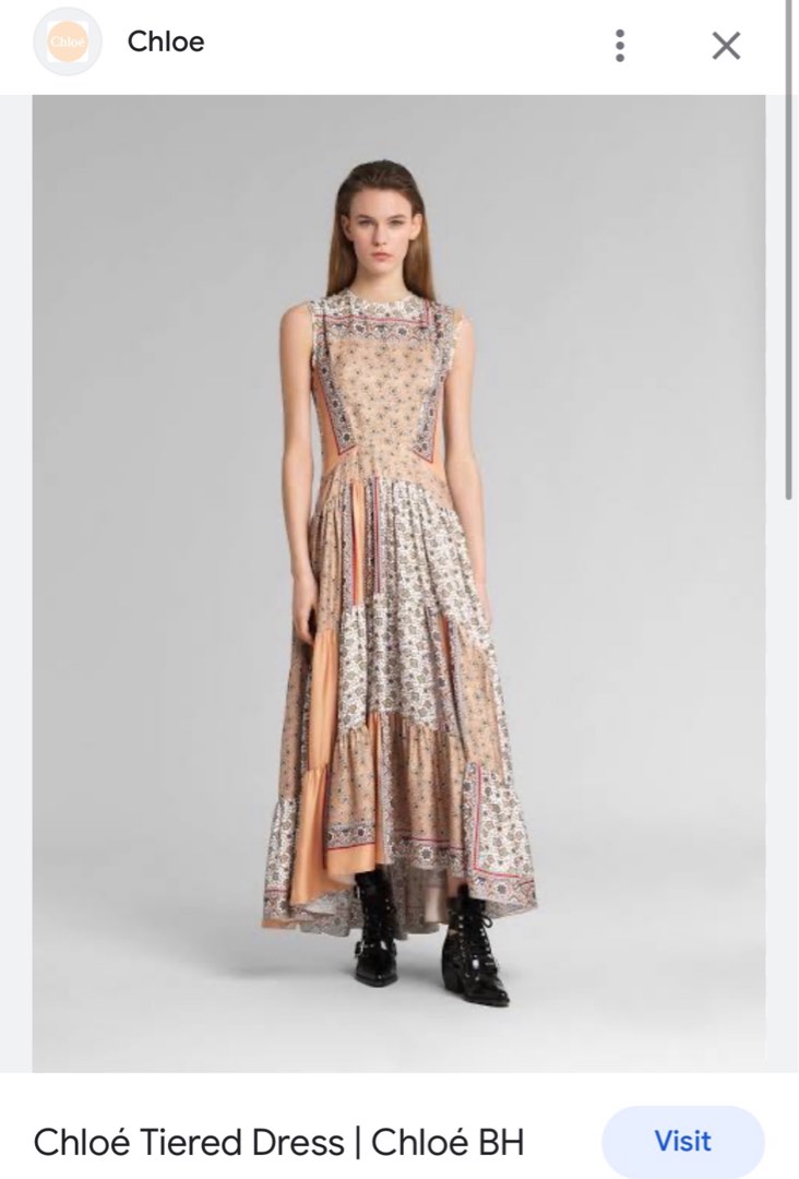 Chloe cut label maxi dress on Carousell