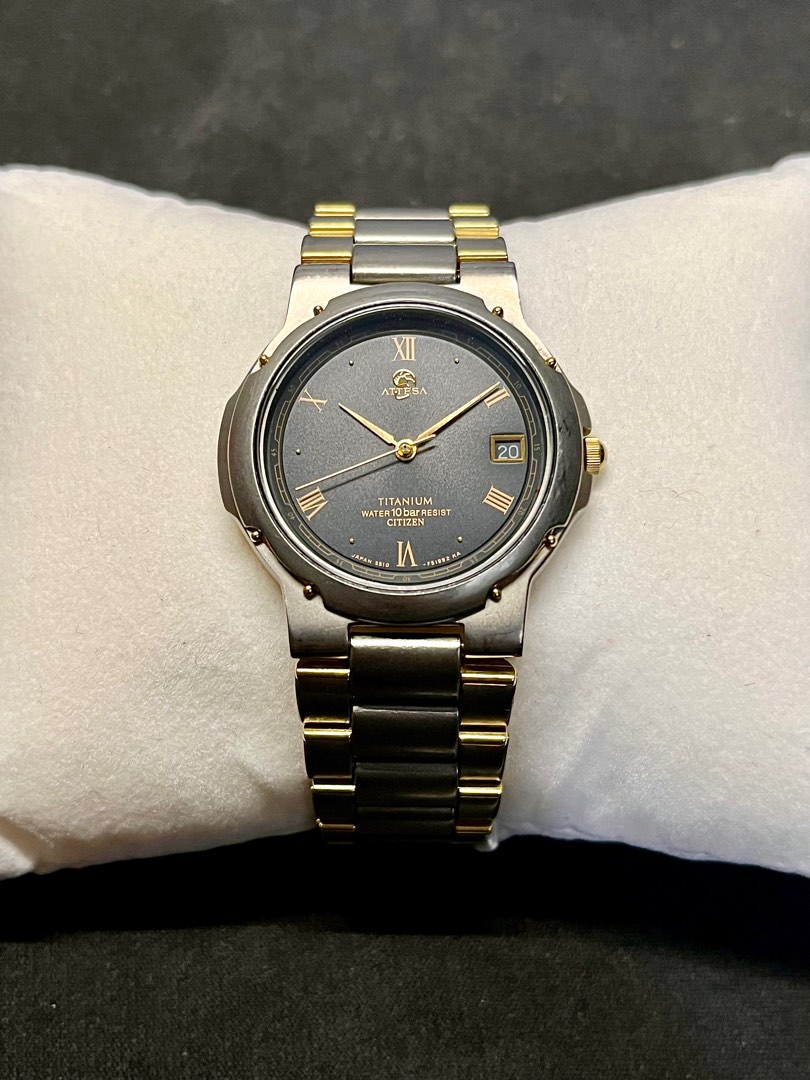 Rare vintage JDM Citizen Attesa Titanium Anti-Mag 4800, Men's Fashion ...