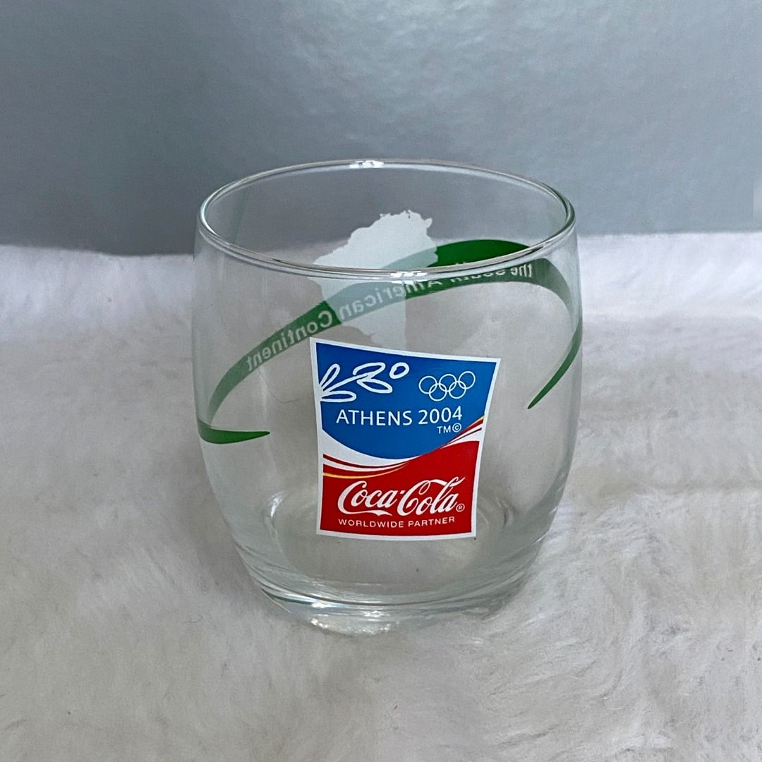 Coca Cola Athens 2004 Olympics Glass Tumbler on Carousell
