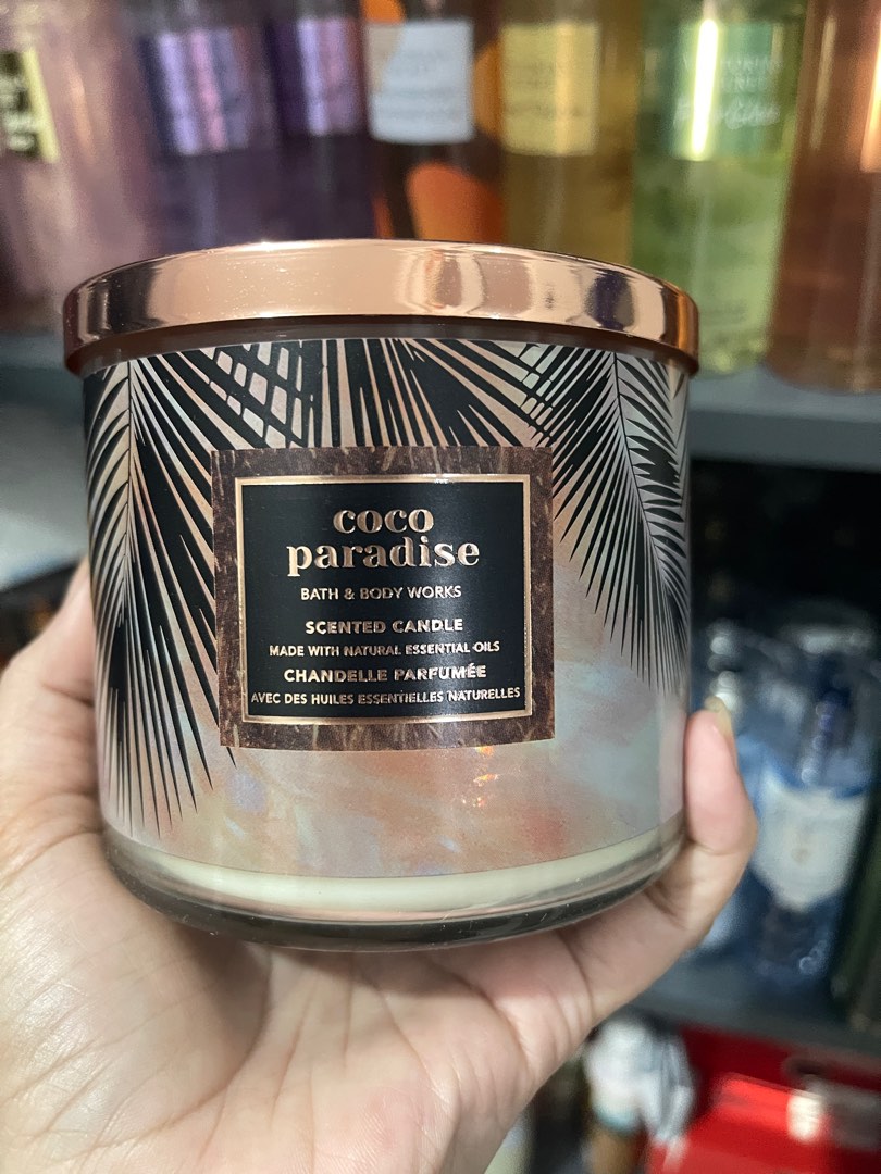 COCO PARADISE 3 WICK CANDLE, Furniture & Home Living, Home Fragrance on ...