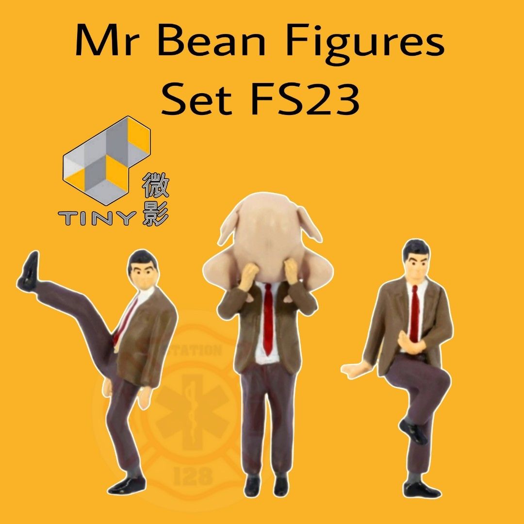 Collectibles Mr Bean Figures Set FS23 (1:64) Tiny City, Hobbies & Toys ...