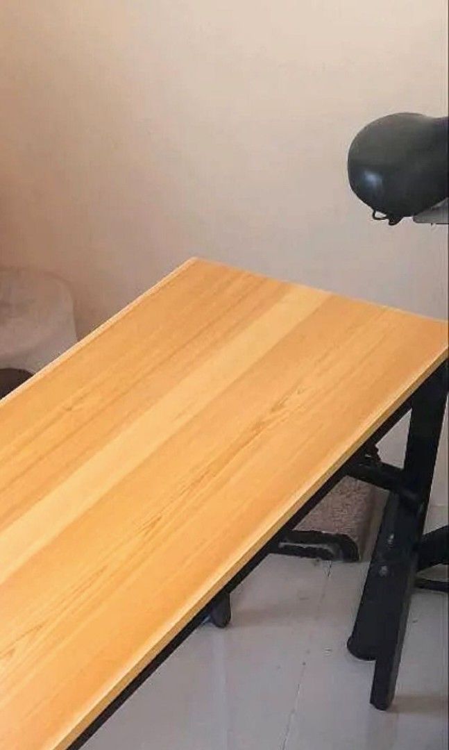 Computer desk thick desk durable desktop thickened steel frame -study ...