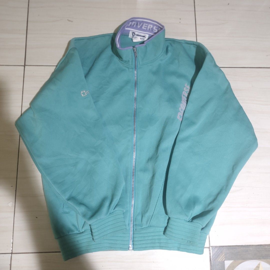 Converse Track Jacket, Men's Fashion, Activewear on Carousell