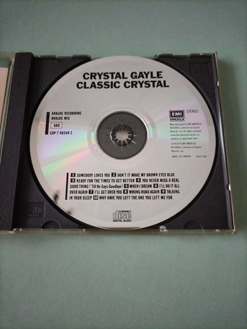 Crystal Gale - Classic Gayle (CD) bo2, Hobbies & Toys, Music & Media ...