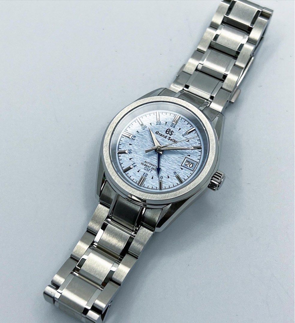 Custom Seiko Mod GS GMT SBGJ249 premium case 38mm, Men's Fashion ...