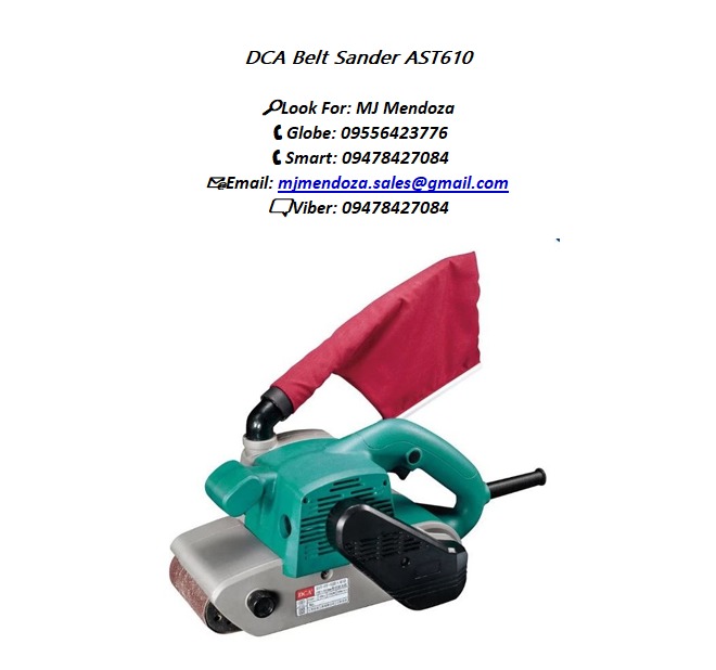 DCA Belt Sander AST610, Commercial & Industrial, Industrial Equipment ...