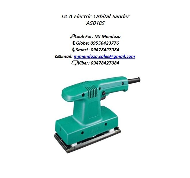 DCA Electric Orbital Sander ASB185, Commercial & Industrial, Industrial ...