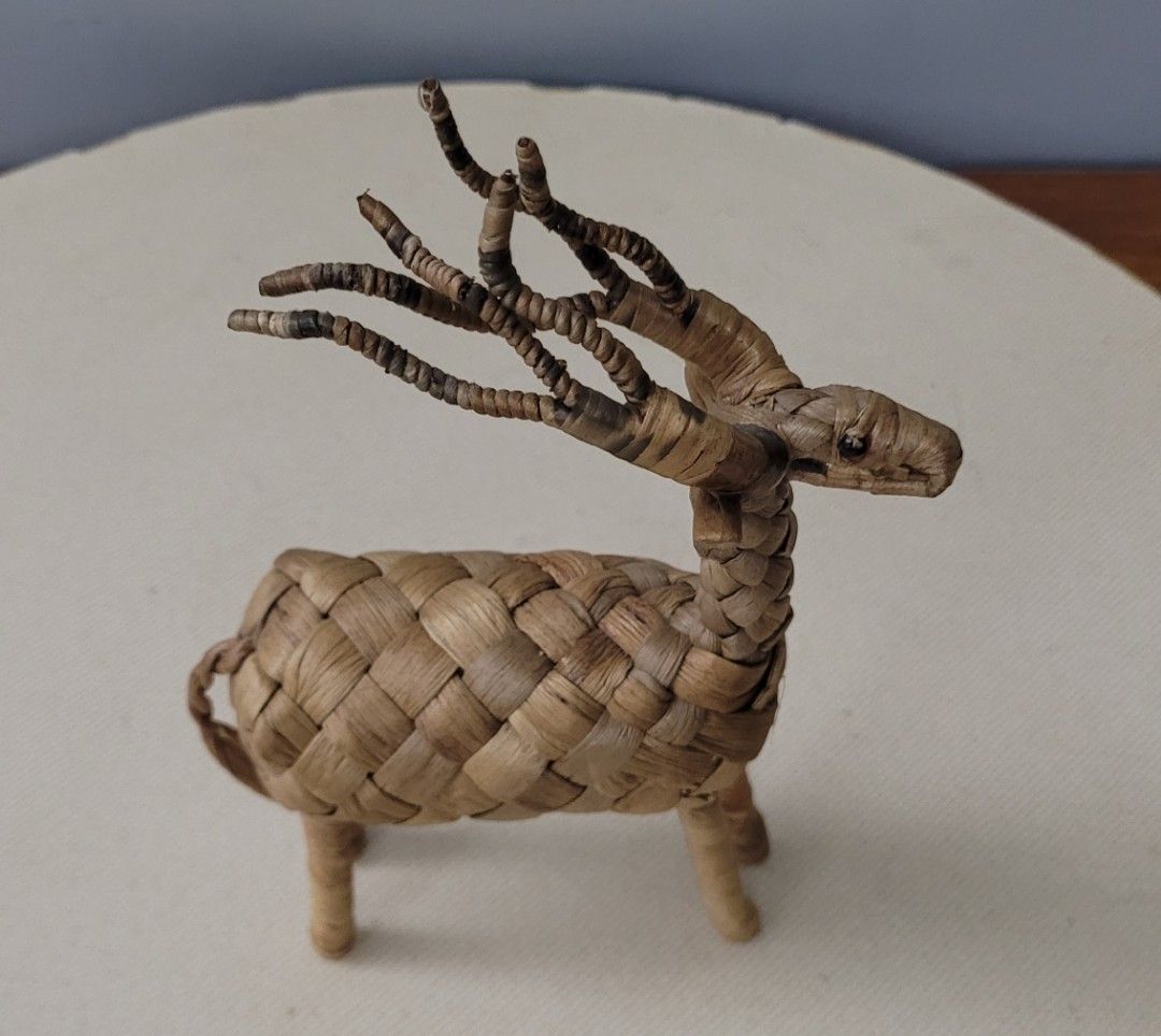Deer puppet weaving from water hyacinth, Furniture & Home Living, Home ...