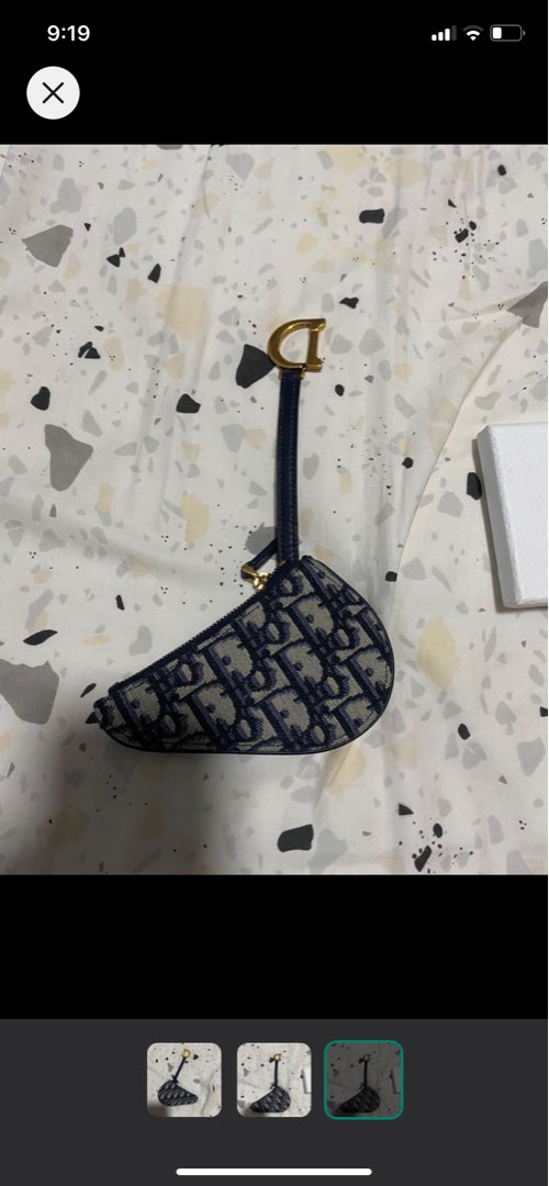 Dior Saddle Coin Pouch, Luxury, Bags & Wallets on Carousell