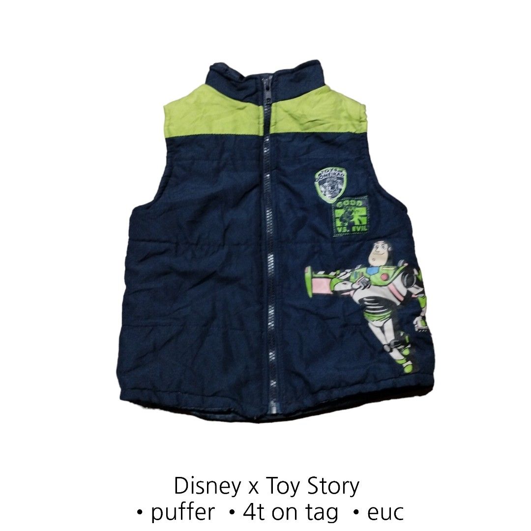 Disney x Toy Story Kids Puffer Vest on Carousell