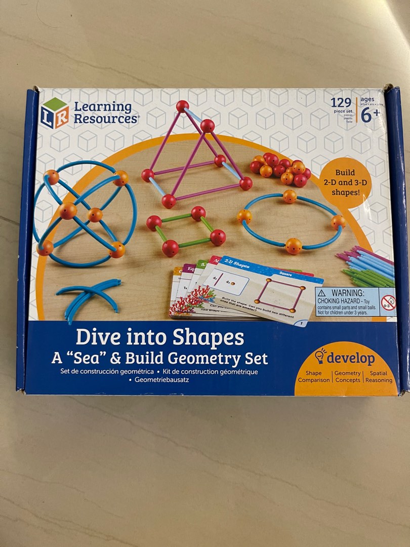 Dive into shapes - building geometry set, Hobbies & Toys, Toys & Games ...