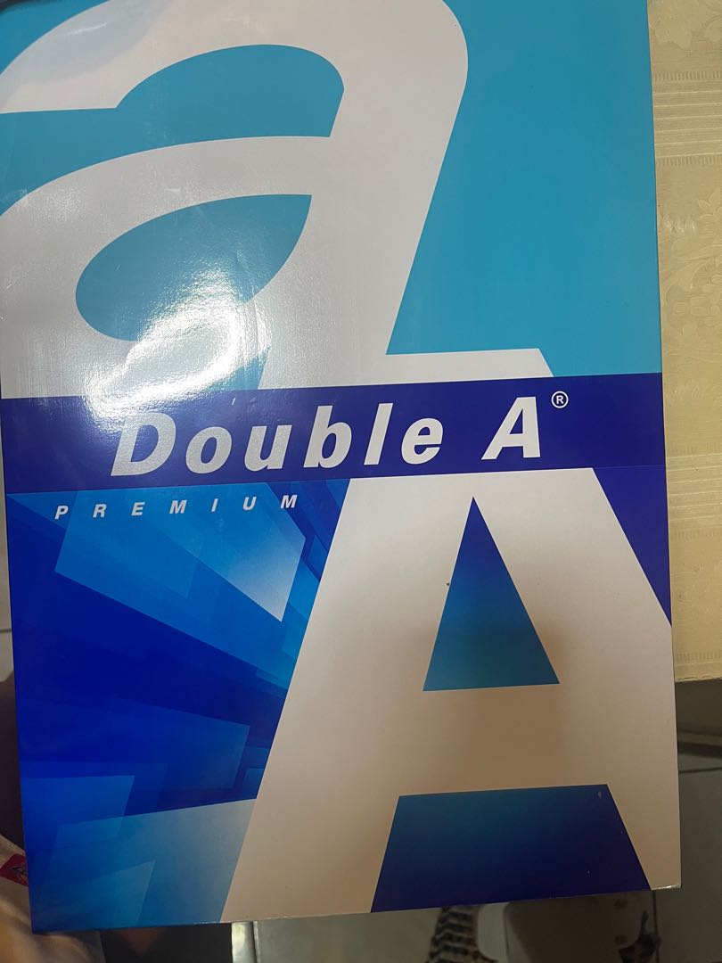 DOUBLE A A3 80GSM SUPER BAGO LANG KAKABILI LANG NUNG TUESDAY DI PALA ...