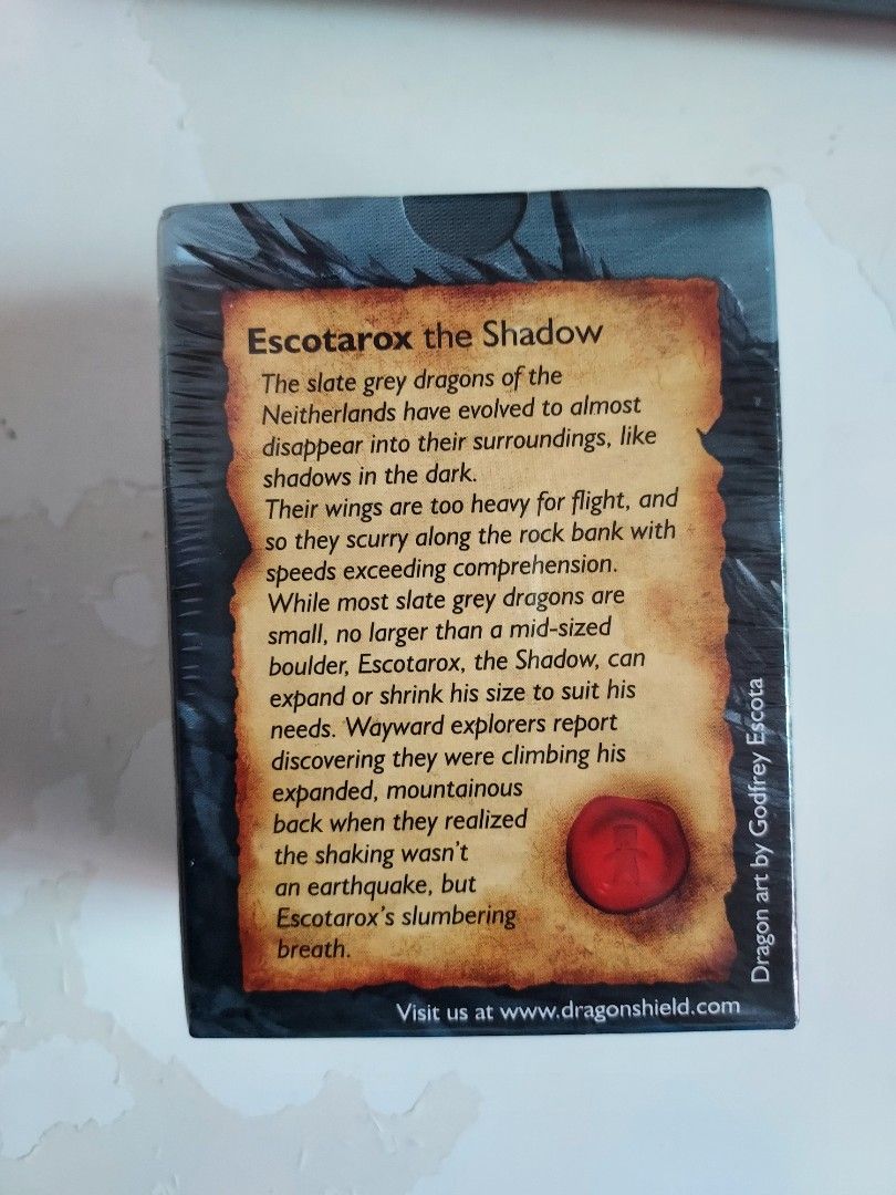 Dragonshield slate 100 card sleeves, Hobbies & Toys, Toys & Games on ...