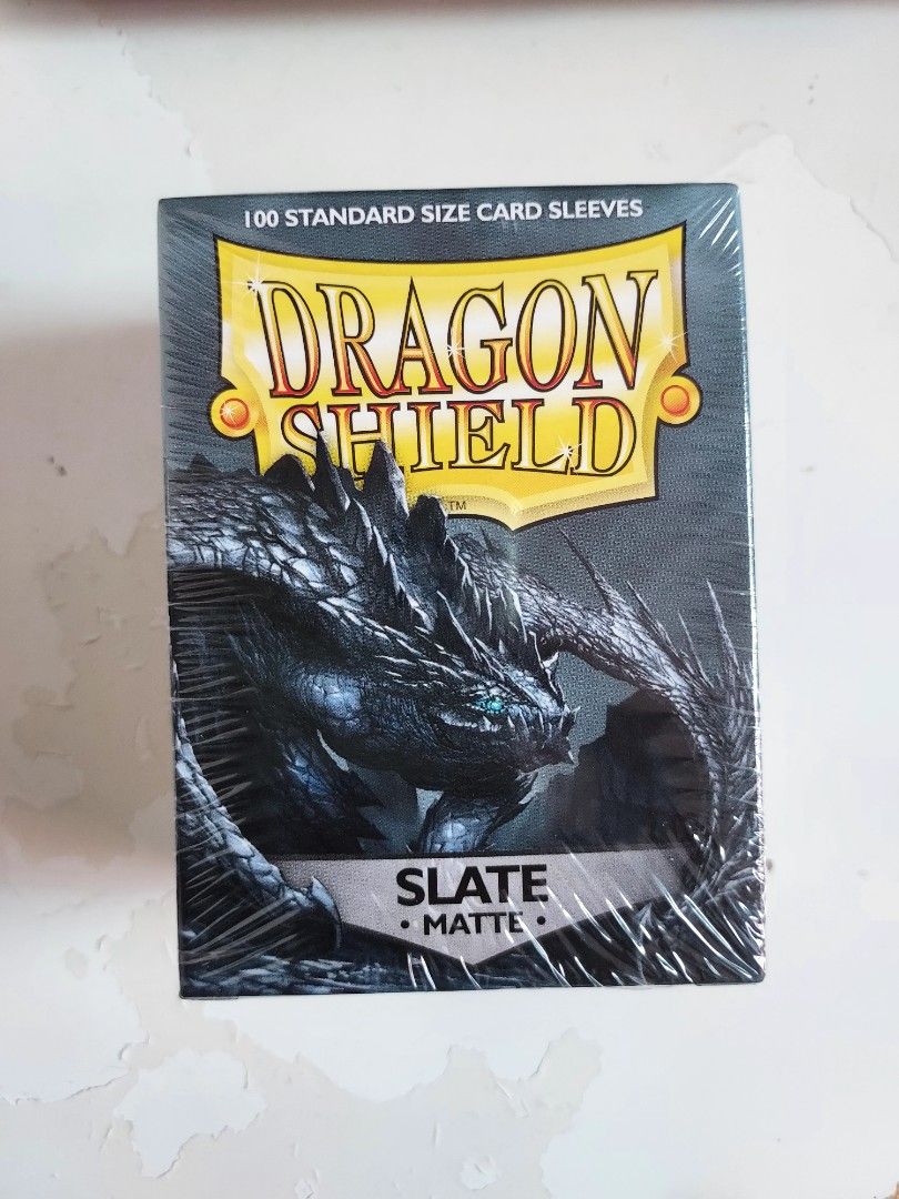Dragonshield slate 100 card sleeves, Hobbies & Toys, Toys & Games on ...