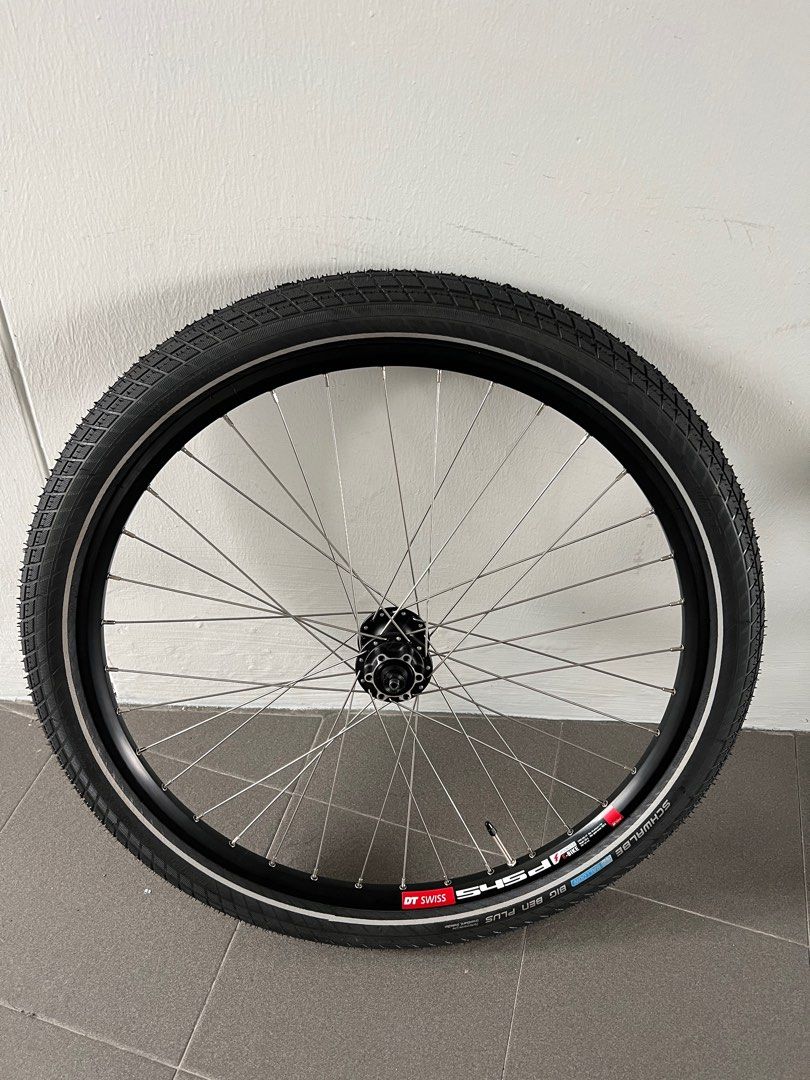 DT Swiss Wheelset with Schwalbe Big Plus Tyres & Tubes (26" x 2.15 ...