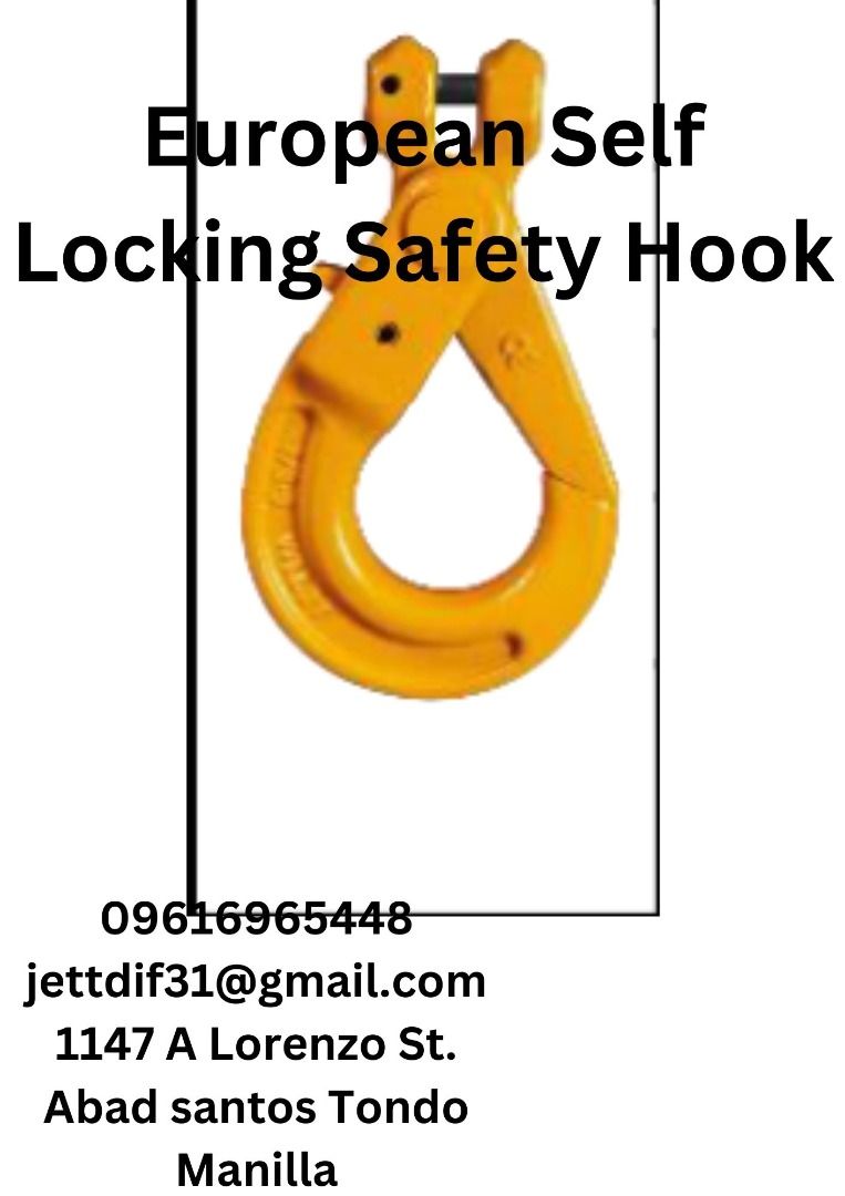 European Self Locking Safety Hook, Commercial & Industrial ...