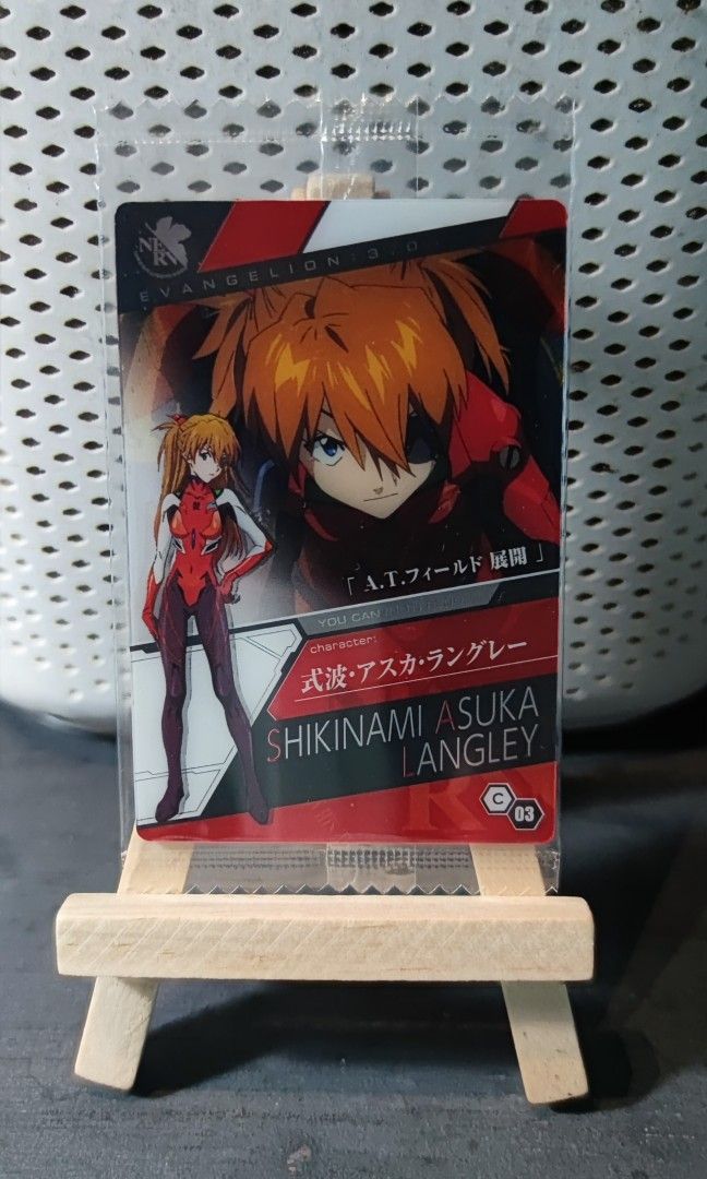 Evangelion - wafer - Asuka card, Hobbies & Toys, Toys & Games on Carousell
