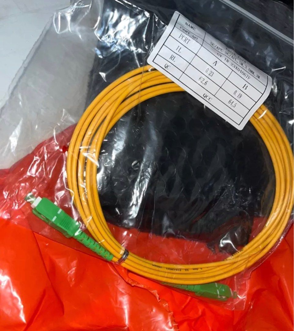 Fiber patch cord cable internet for pldt globe converge globe sky ...