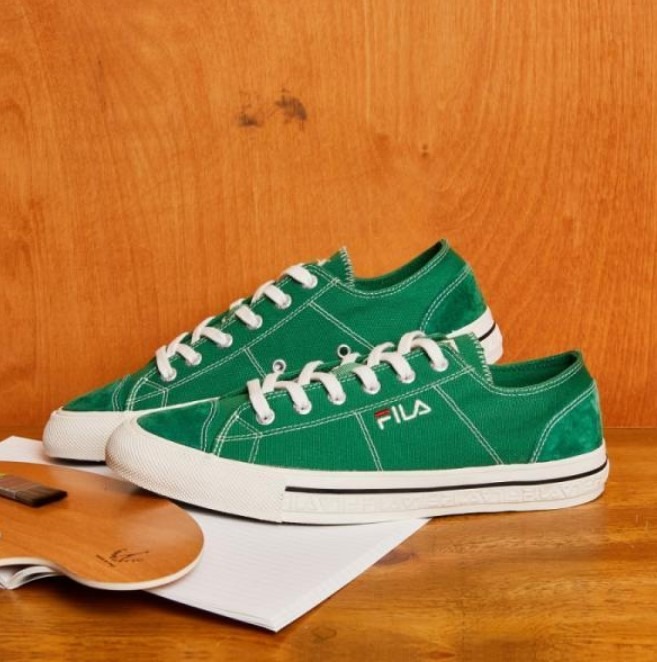 《包順豐櫃》FILA Sneakers (Green) / 帆布鞋 / unisex (Korean size: 240 / EU: 38 ...