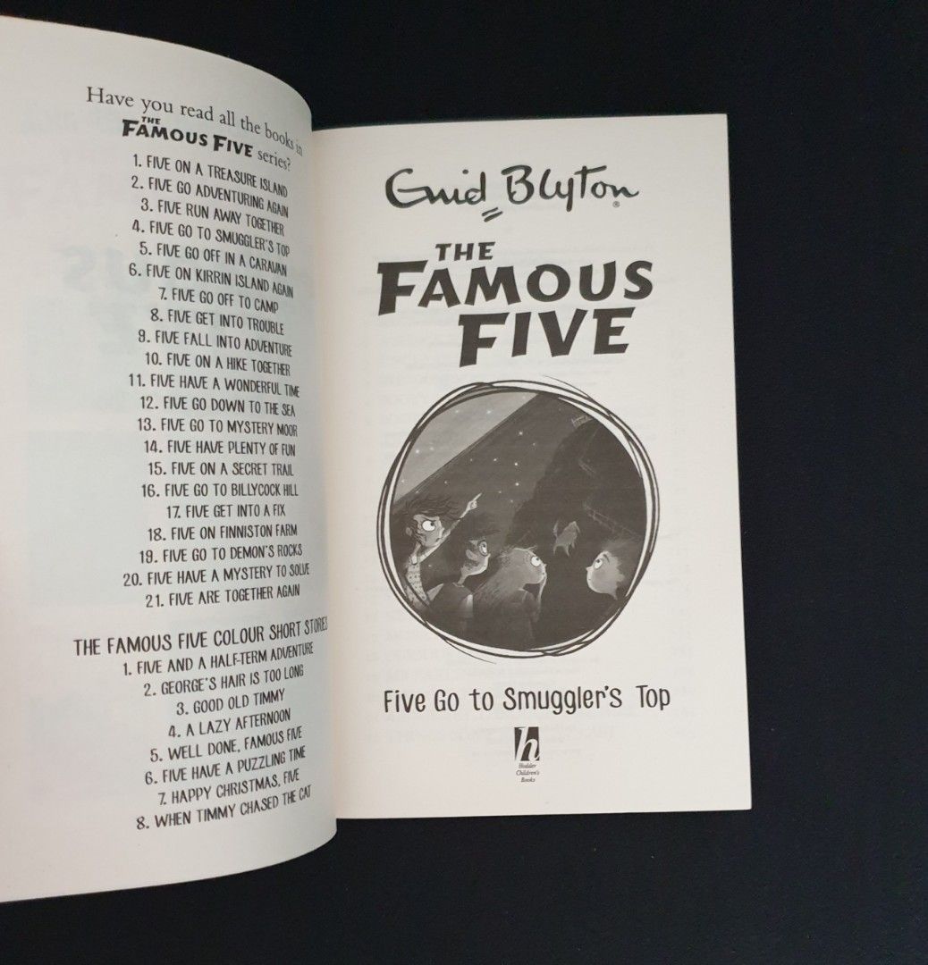 Five Go to Smuggler's Top: The Famous Five, Book 4, Hobbies & Toys ...