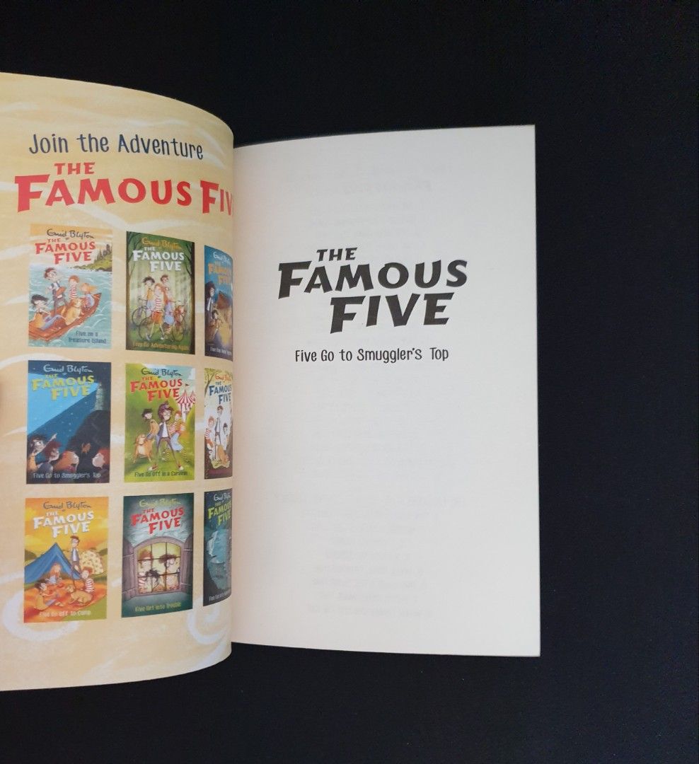 Five Go to Smuggler's Top: The Famous Five, Book 4, Hobbies & Toys ...