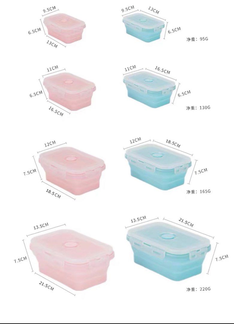 foldable tupperware, Everything Else on Carousell