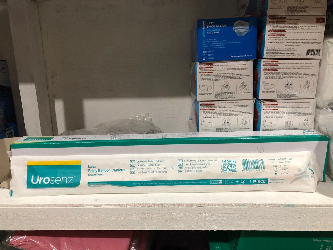Foley catheter 2 way Fr 16, Health & Nutrition, Medical Supplies ...