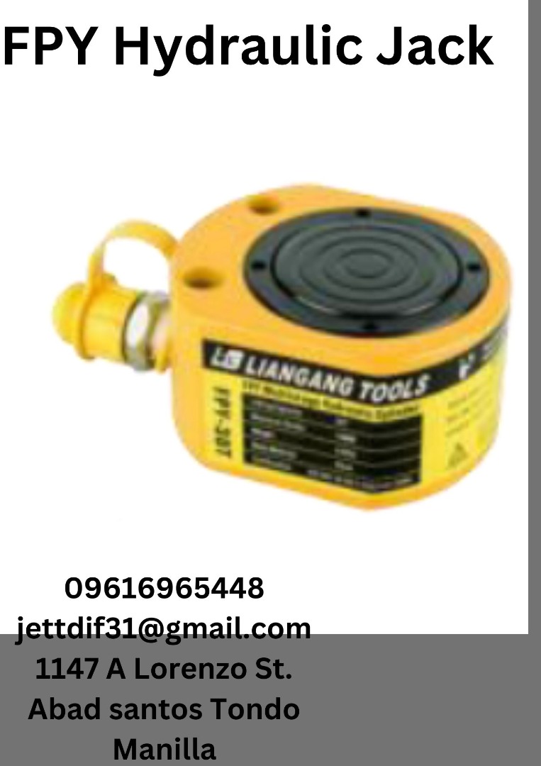 FPY HYDRAULIC JACK, Commercial & Industrial, Construction & Building ...