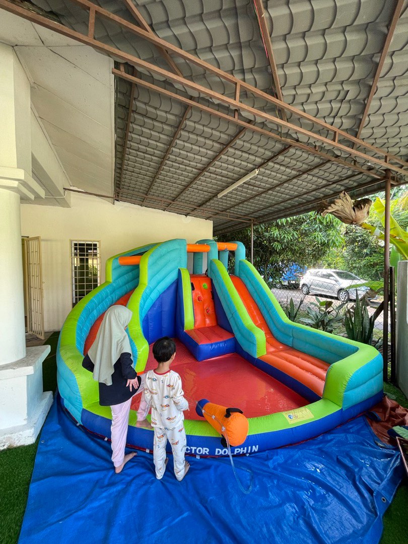 FUN Indoor Birthday Waterpark Kolam Budak Murah Inflatable Kids Pool ...