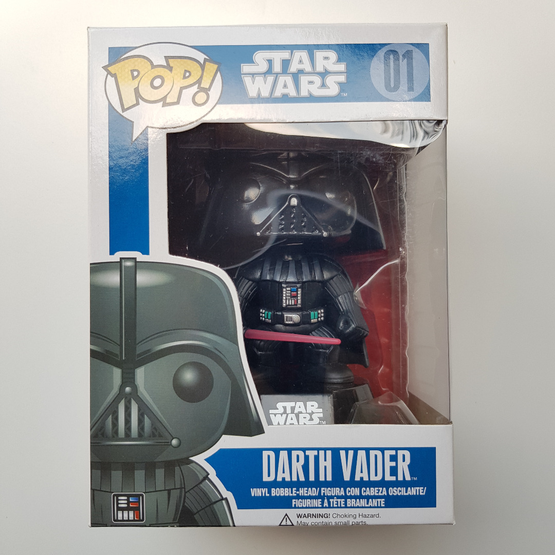 Funko Pop! Darth Vader (OG) (Blue Box), Hobbies & Toys, Toys & Games on ...